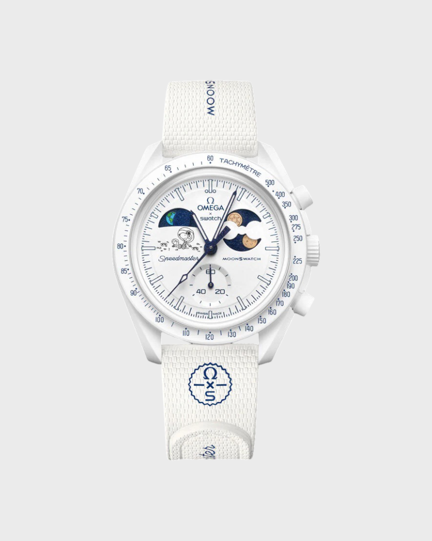 Swatch x Omega Bioceramic Moonswatch Mission To Earthphase Moonshine G ...