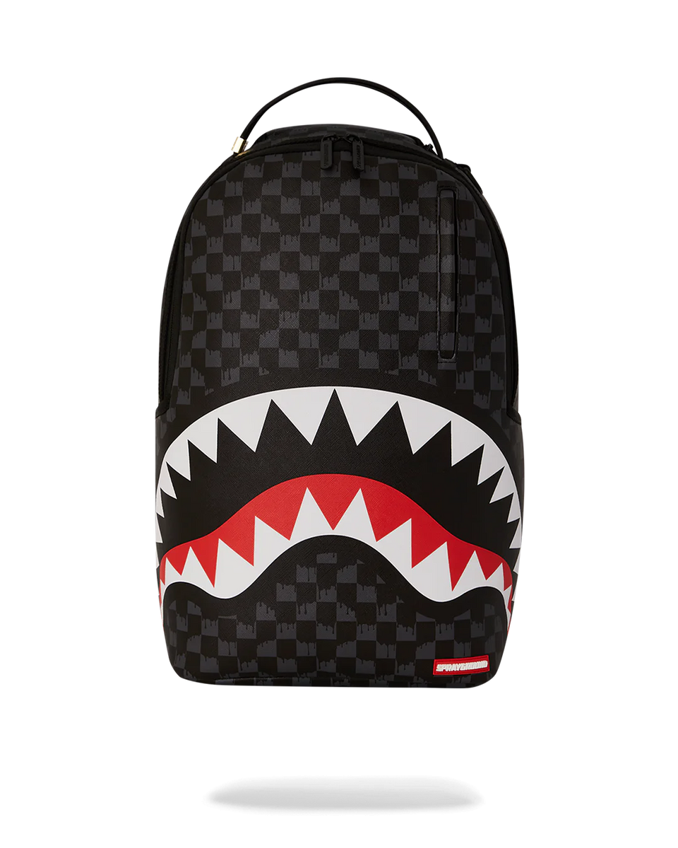 Sprayground Drip Check Shark Backpack – 3KICKS