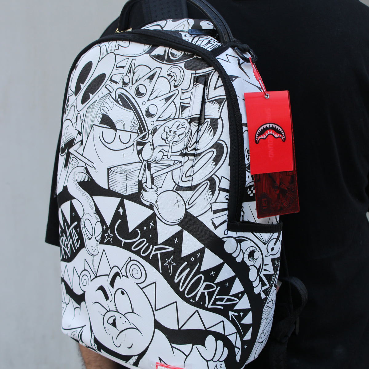 Sprayground Heavy Sharkmouth Doodle DLXSV Backpack – 3KICKS