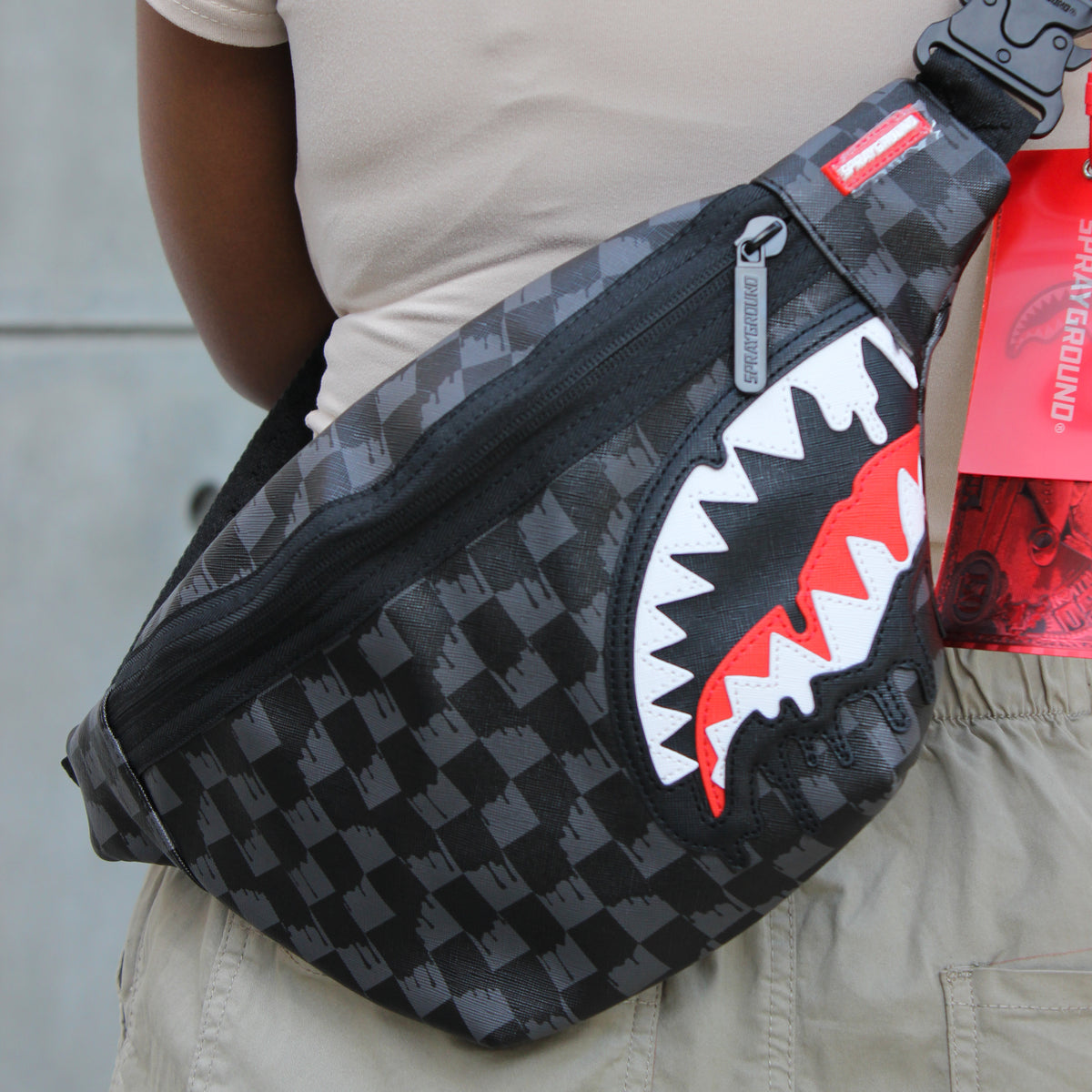 Sprayground Dripping Sharks In Paris Savvy Crossbody – 3KICKS