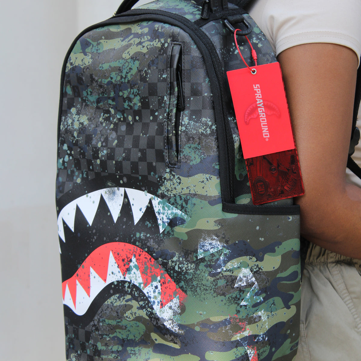 Sprayground Camo Splash DLXSV Backpack – 3KICKS