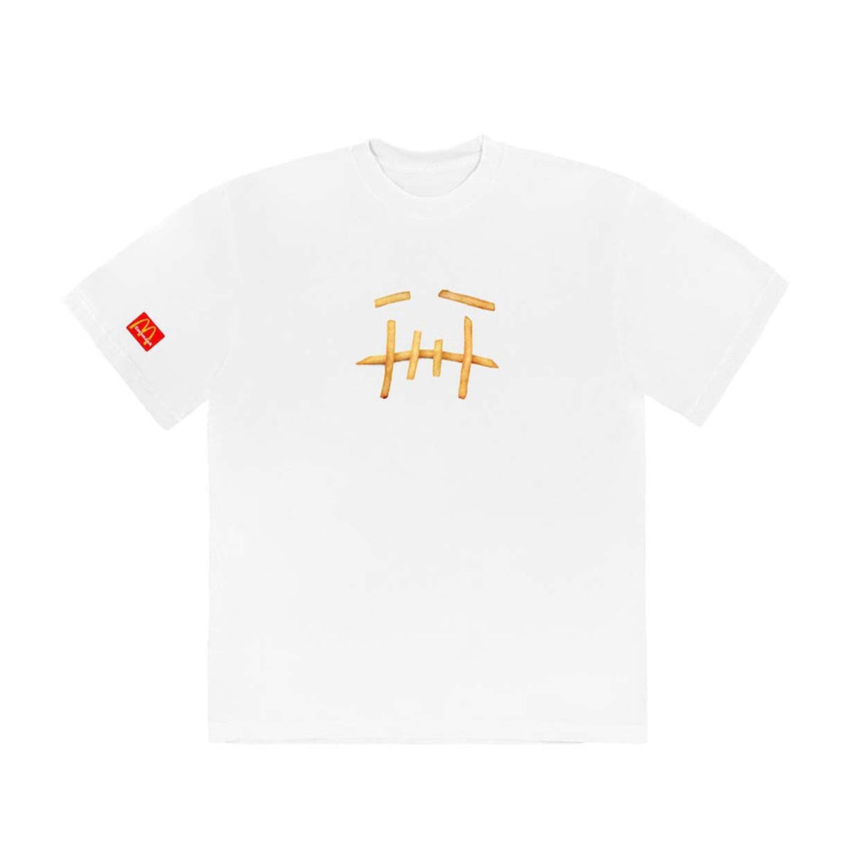 Shop Travis Scott x Mcdonalds White Fries Tee at 3KICKS Dubai