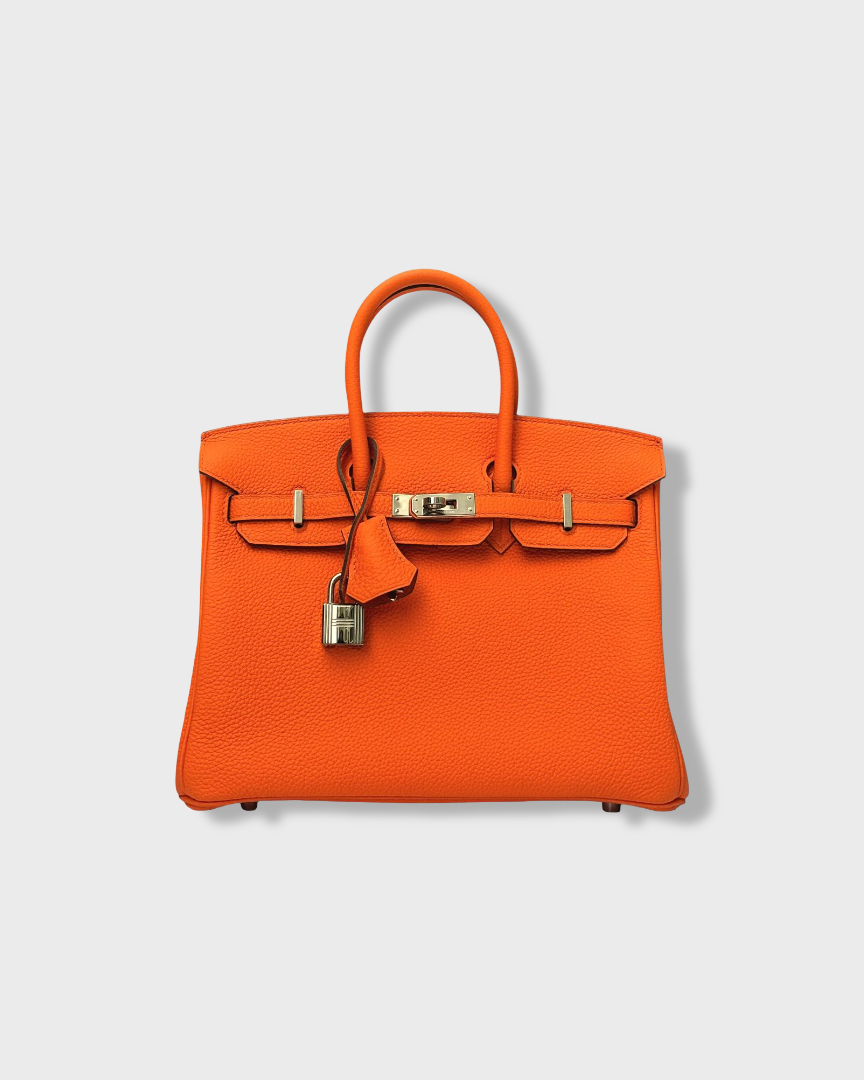 Hermès Birkin 25 Orange Togo (PHW) – 3KICKS