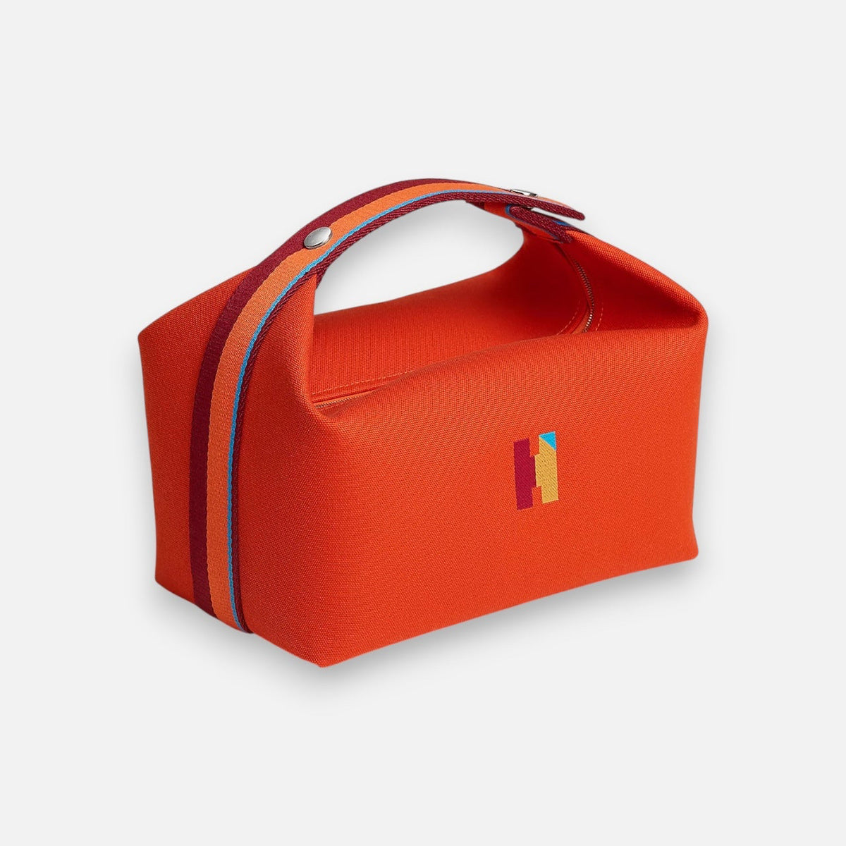 Hermes Bride A Brac Canvas Large Model Case Orange Feu – 3KICKS