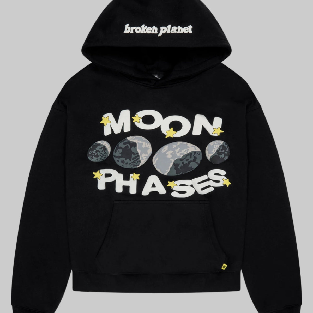 Broken Planet Midnight Black Moon Phases Hoodie – 3KICKS
