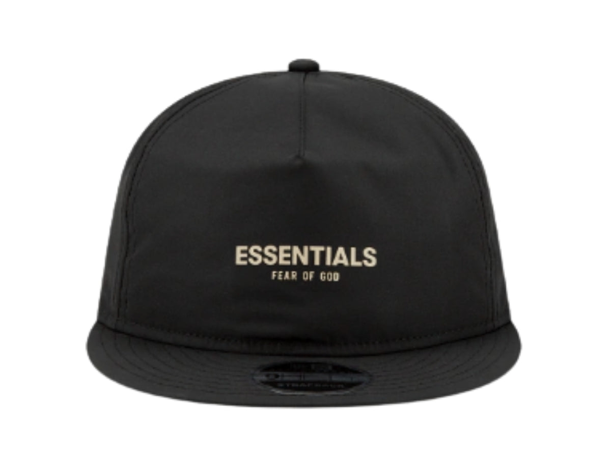 Shop Fear Of God Essentials 9FIFTY Strap Back Black at 3KICKS Dubai