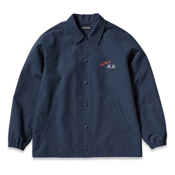 KAWS Uniqlo x Andy Warhol Coach Jacket Navy