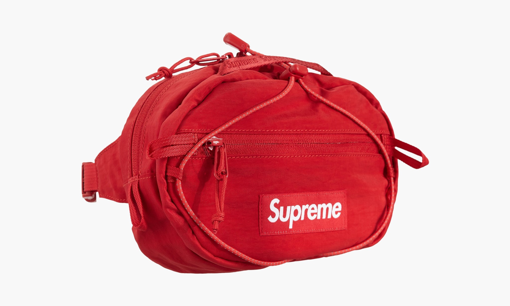 Shop Supreme Red Waist Bag at 3KICKS Dubai